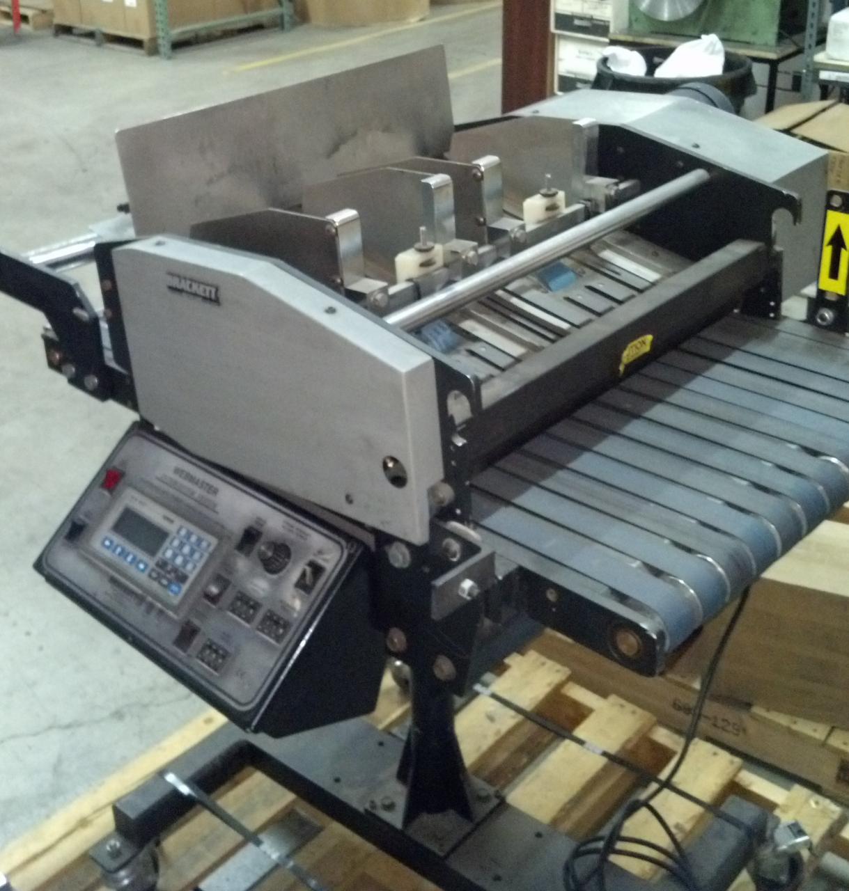Lot #43: Brackett Webmaster Dual Stream Chipboard Inserter, Model ...